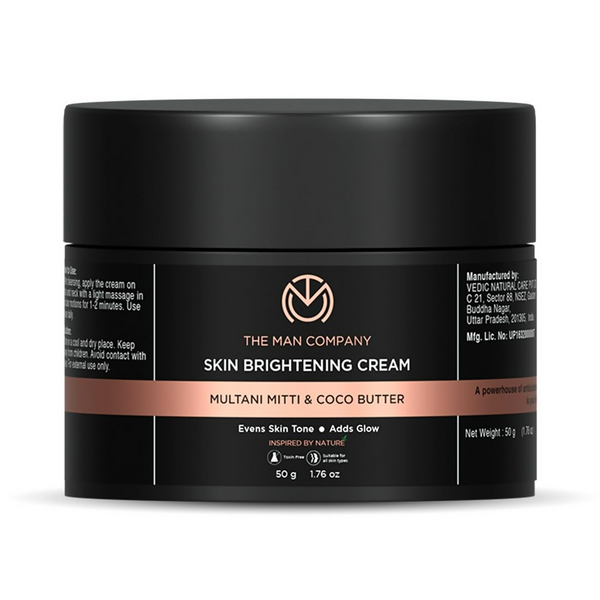 Buy The Man Company Skin Brightening Cream Multani Mitti Online at Best ...