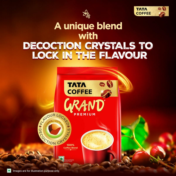 Buy Tata Coffee Grand Premium Instant Coffee Powder Online at Best ...