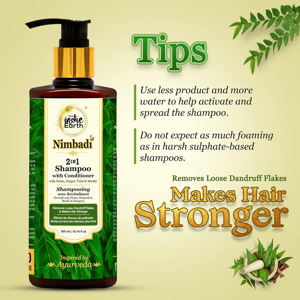 Buy The Indie Earth Nimbadi 2-in-1 Shampoo with Conditioner for Healthy ...