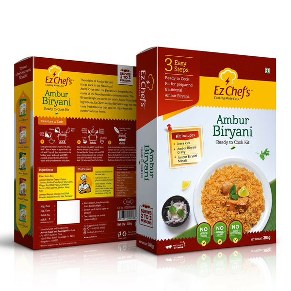 Buy Ez Chef's Ambur Biryani Kit - Ambur's Famous Biryani Online at Best ...