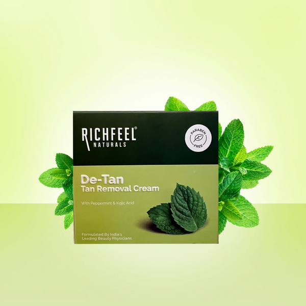 Buy Richfeel De-tan Cream Natural Tan Removal Face Pack Online