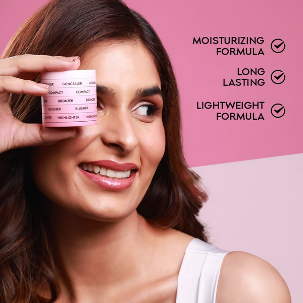 Gleva 5 In 1 Makeup stack Gleva 5 In 1 Makeup stack WIth Concealer, Br ...