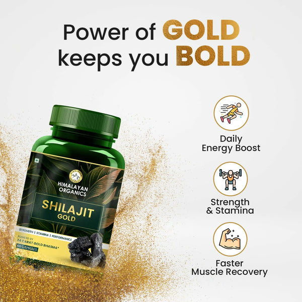Buy Himalayan Organics Pure SJ Gold Capsules Online at Best Price ...