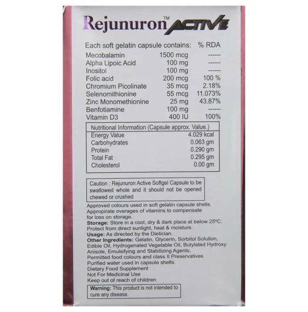 Buy Fourrts Rejunuron Active Softgel Capsules Online at Best Price ...