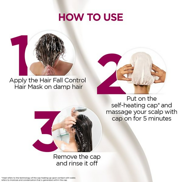 BBluntHair Fall Control Heat Hair Spa Mask with Pea Protein & Caffeine