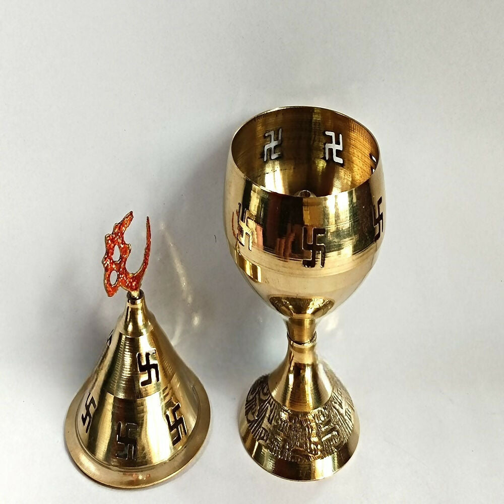 Buy Brass Akhand Jyot Pradeep Online at Best Price | Distacart