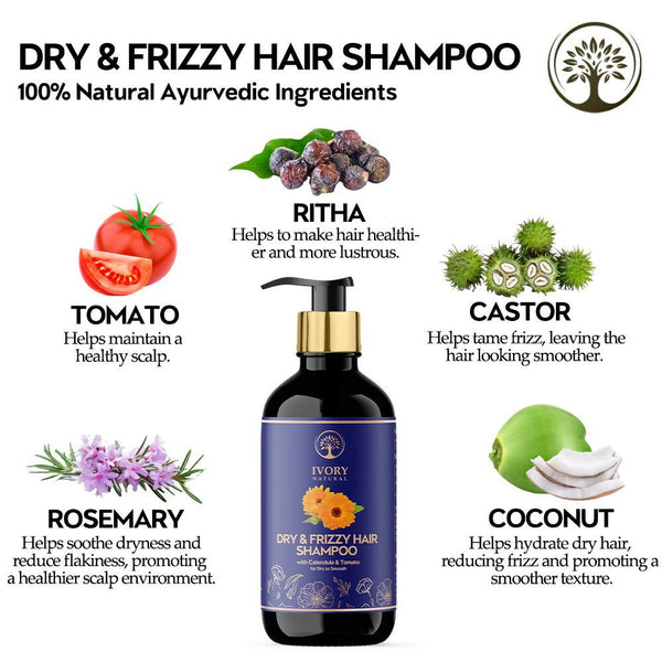 Buy Ivory Natural Dry Rough Hair Shampoo For Dry, Frizzy, Unmanaged ...