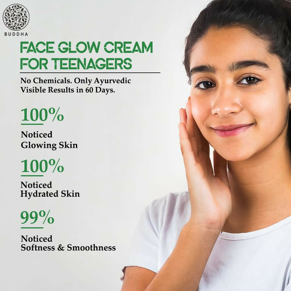 Buy Buddha Natural Face Glow Cream for Teenager (11 to 19 Years) Online at Best Price | Distacart