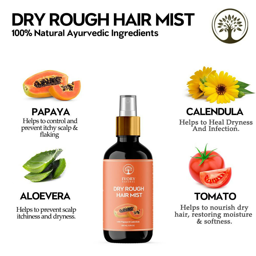 Buy Ivory Natural Dry Rough Hair Mist - Reenergize, Moisturize, And ...