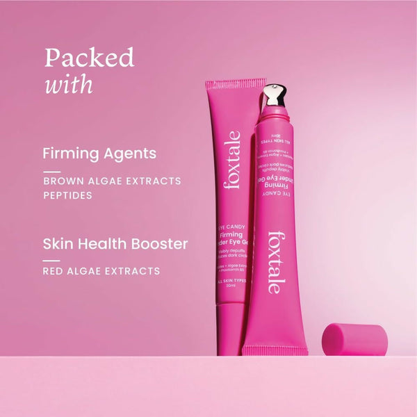 Buy Foxtale Firming Eye Gel To Reduce Dark Circles, Puffy Eyes, Fine ...