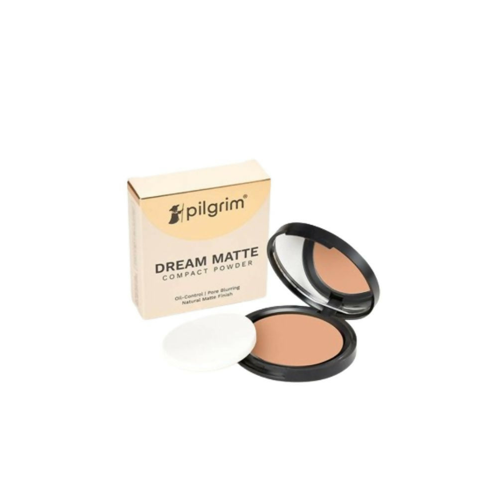 Buy Pilgrim Dream Matte Compact Powder For Deep Skin Tone Rich Caramel ...