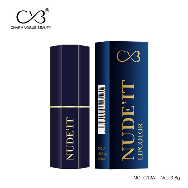 CVB C12 Nude’It Lip Colour for Smudge Proof Matte Finish 205 Rouge