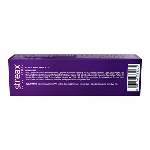 Buy Streax Professional HueMagic Permanent Hair Colour - 1 Natural ...