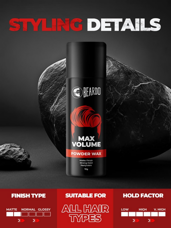 Buy Beardo Max Volume Powder Wax Online at Best Price | Distacart