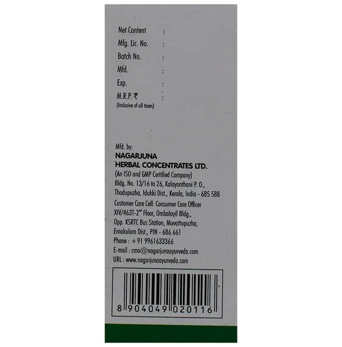 Buy Nagarjuna Rasnerandadi Kashayam Tablets Online at Low Price.