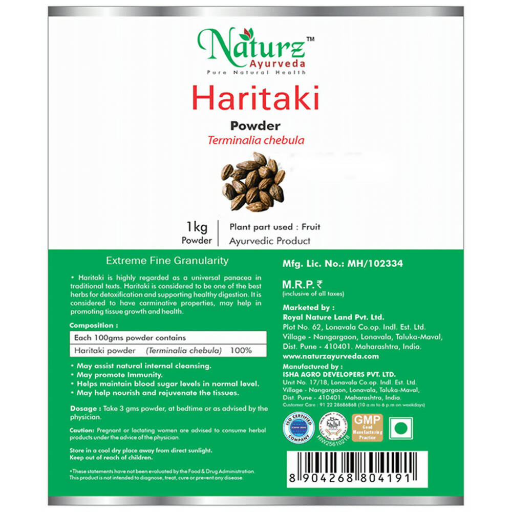 Buy Naturz Ayurveda Haritaki Powder Online At Low Price