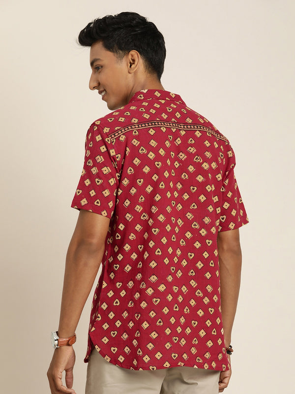 description taavi block print legacy geometric printed pure cotton ...