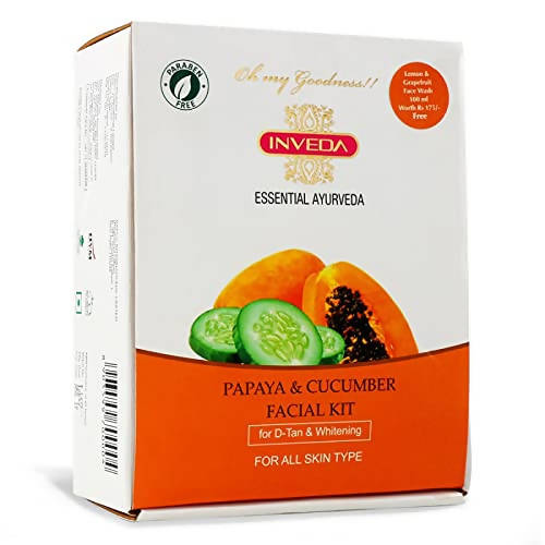 description inveda papaya cucumber facial kit this kit contains inveda ...