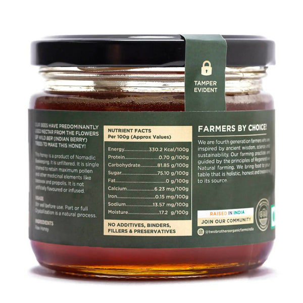 description two brothers organic farms indian ber tree raw honey mono ...