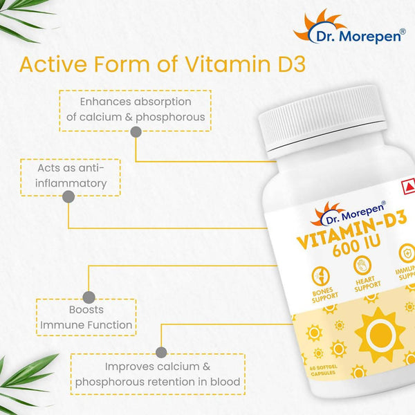 description dr morepen vitamin d3 600 iu capsules directions to use ...