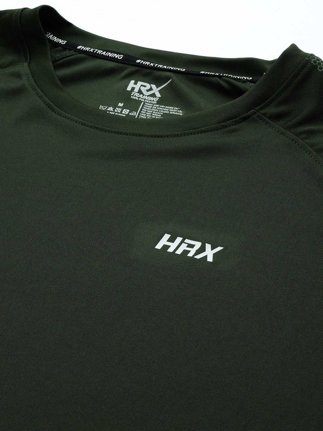 HRX By Hrithik Roshan Training Men Rapid-Dry Brand Carrier T-shirt ...