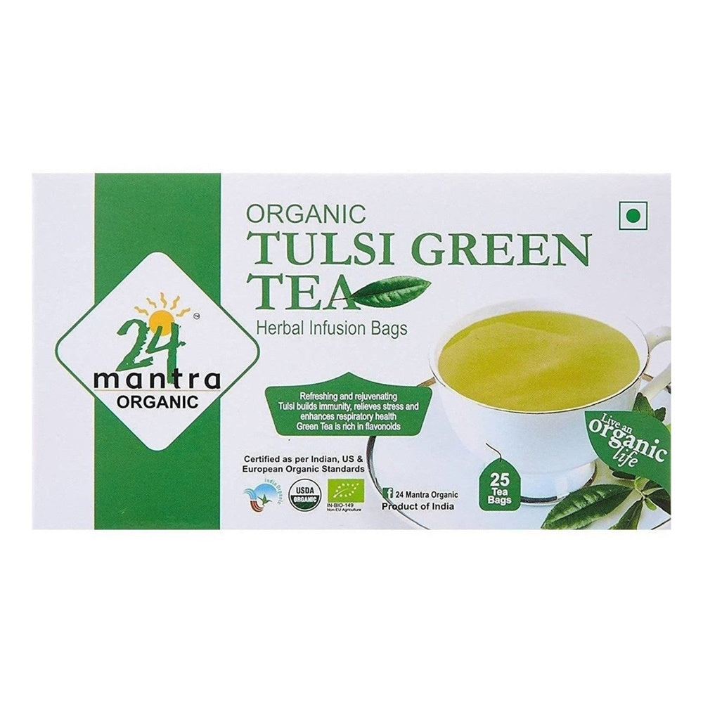 Buy 24 Mantra Organic Tulsi Green Tea Online at Best Price | Distacart