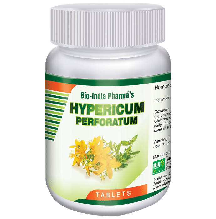 Buy Bio India Homeopathy Hypericum Perforatum Tablets Online at Best ...