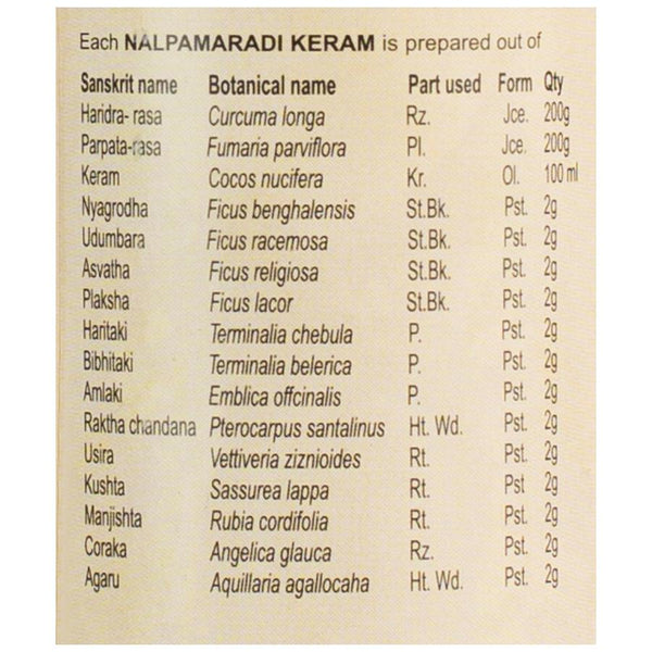 Buy Kerala Ayurveda Nalpamaradi Keram 200 Ml Online at Low Price