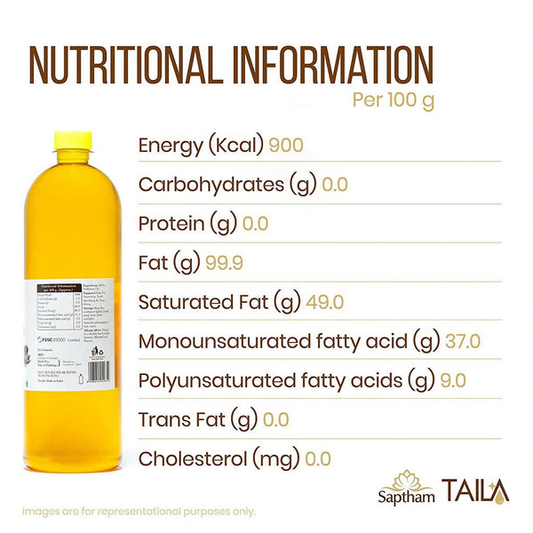 Buy Saptham Taila 100% Wood Pressed Safflower Oil Online At Low Price ...