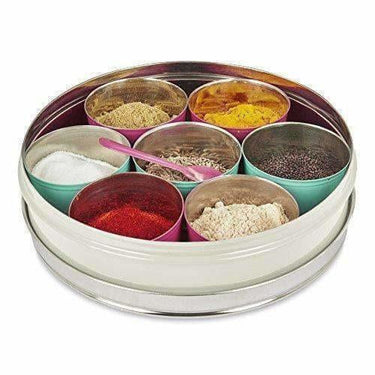 Stainless Steel Made Masala Box Spice Box Masala Dabba Container With
