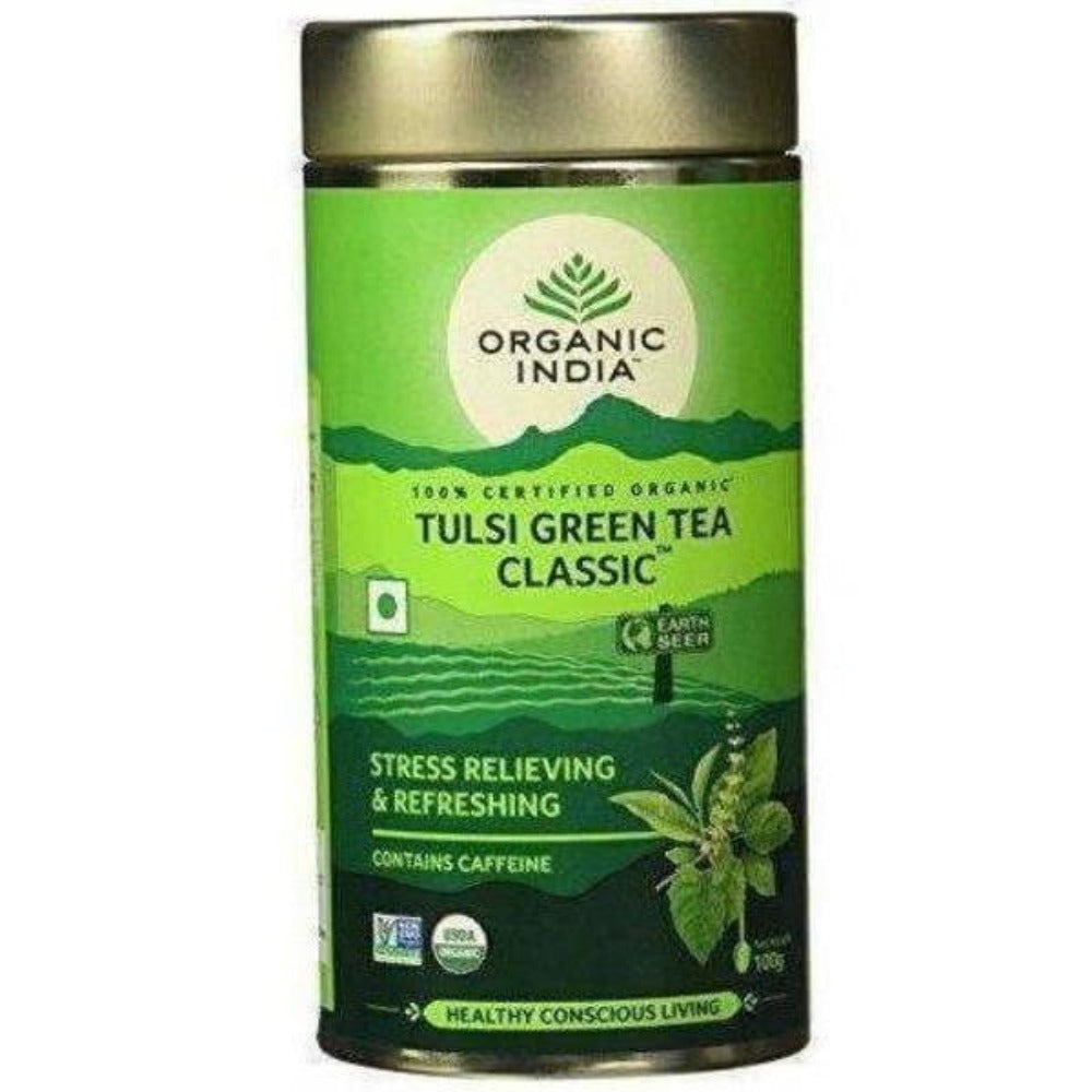 Buy Organic India The Tulsi Green Tea 100gm Online at Best Price ...