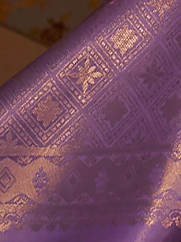 Buy Mitera Woven Design Zari Kanjeevaram Saree Online at Best Price ...