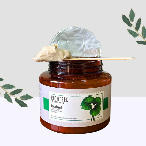 Buy Richfeel Naturals Brahmi Intensive Repair Hair Pack Online.