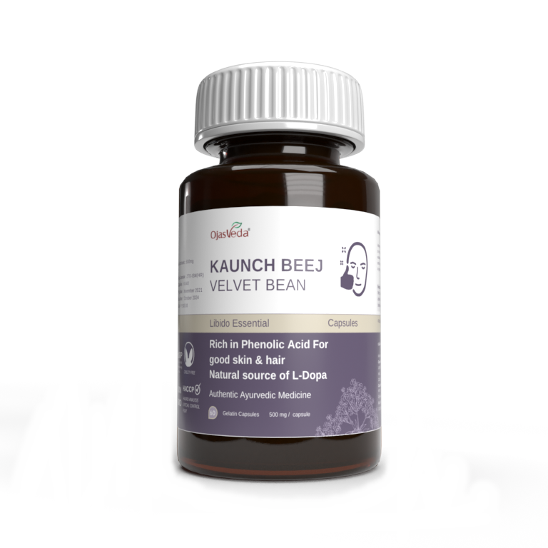 Buy Ojasveda Kaunch Beej / Velvet Bean Extract Capsule Online at Best ...