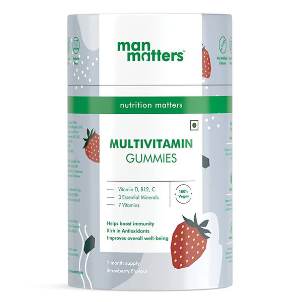 Buy Man Matters Multivitamin Gummies For Men - Strawberry Flavor Online ...