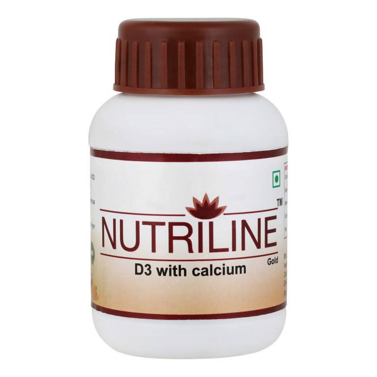 Buy Nutriline D3 with Calcium Capsules (Gold) Online at Best Price ...