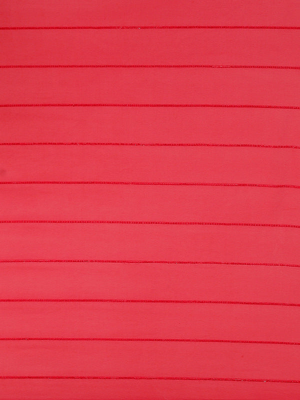 Buy Tikhi Imli Red Striped Saree Online at Best Price | Distacart