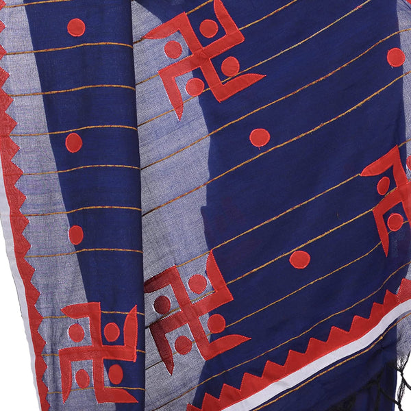 Buy Desh Bidesh Women's Bengali Khesh Pure Cotton Handloom Saree ...