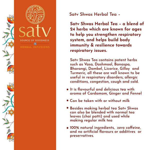 Buy Satv Shwas Herbal Milk Tea Online at Best Price | Distacart