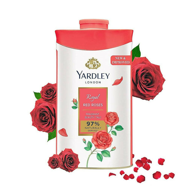 Buy Yardley London Royal Red Rose Talc Powder For Women Online at Best ...
