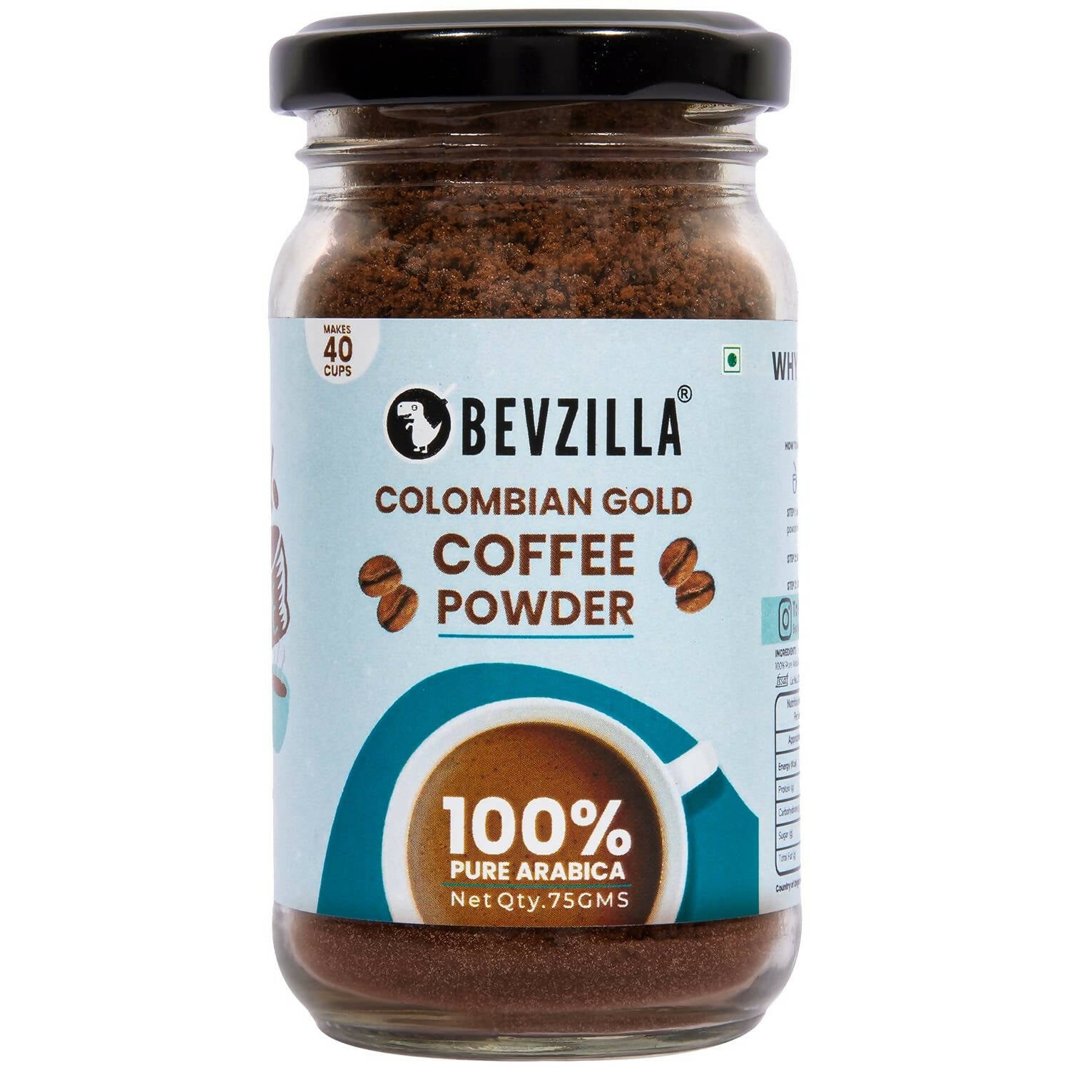 Buy Bevzilla Instant Coffee Powder (Colombian Gold) Online at LowPrice