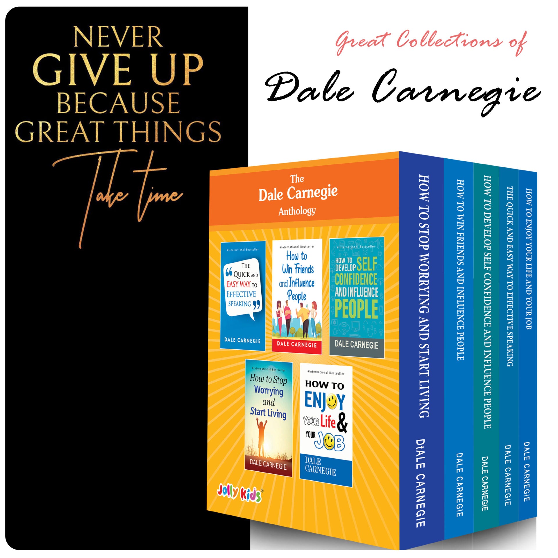 best books of dale garnegie set of 5 how to enjoy your develop self ...