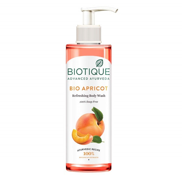Available Biotique Bio Apricot Refreshing Body Wash 190 ml in Distacart.com