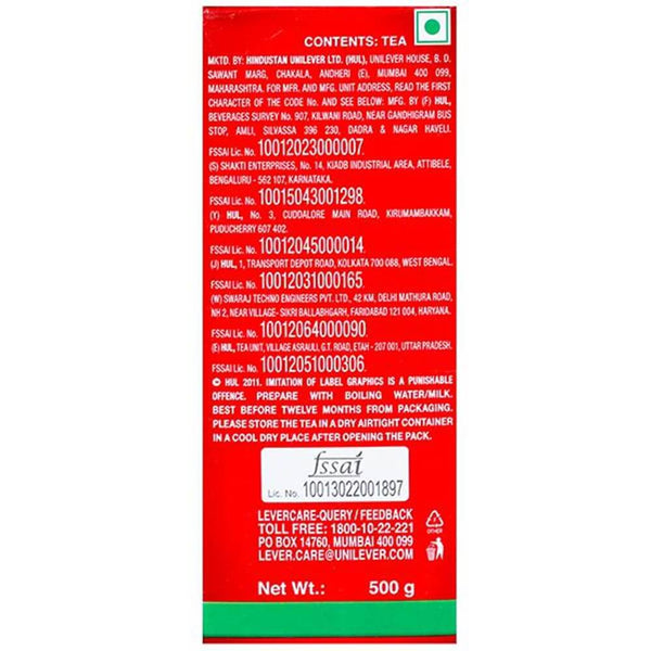 Buy Brooke Bond Red Label Tea | Premium Powdered Strong Black Chai from ...