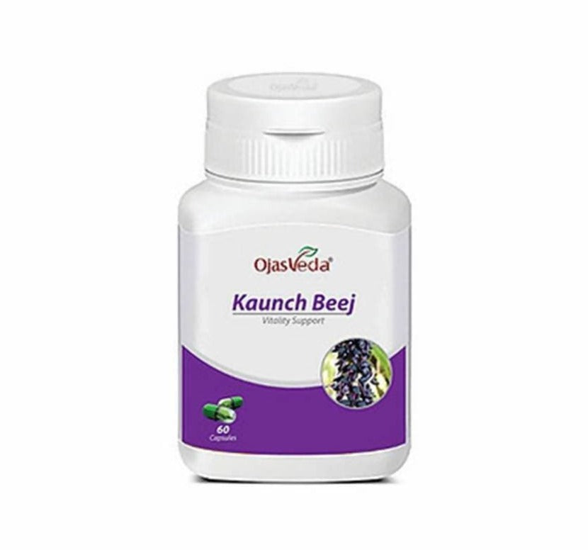 Buy Ojasveda Kaunch Beej / Velvet Bean Extract Capsule Online at Best ...