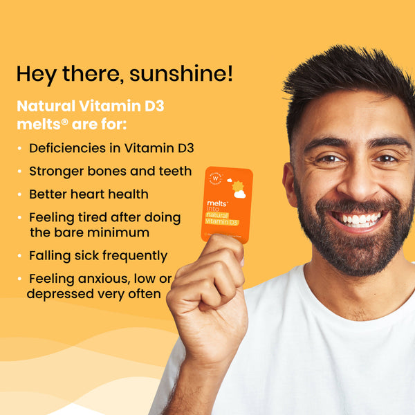 Buy Wellbeing Nutrition Melts Natural Vitamin D3+K2 (MK-7) Oral Strips ...