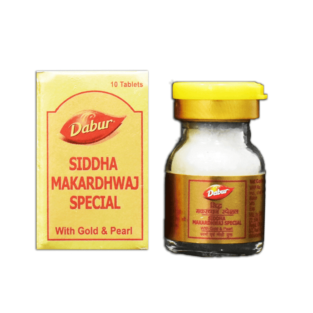Dabur Siddha Makardhwaj Special with Gold and Pearl – Distacart