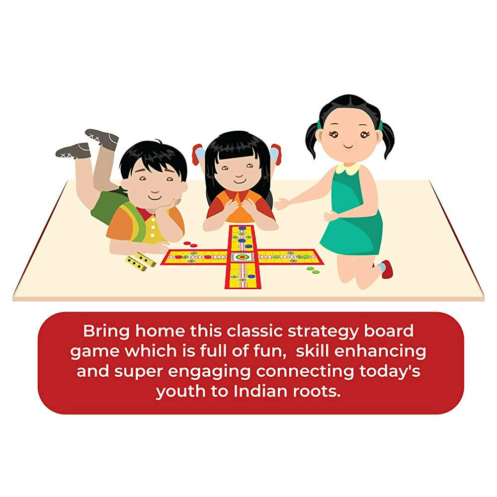 Buy Desi Toys Mahabharat Pachisi/Chaupar/Chopad/Chaupad/Indian Ludo ...