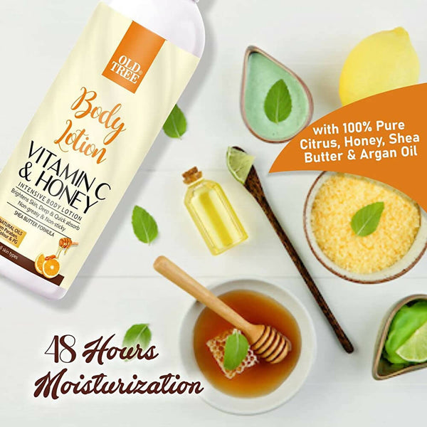 Buy Old Tree Vitamin C & Honey Intensive Body Lotion Online.