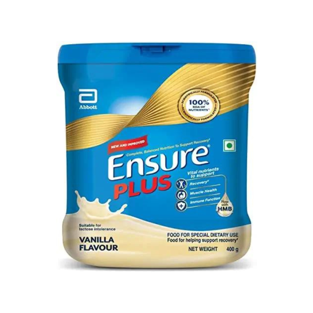 Buy Ensure Plus Powder 400 gm Jar - Vanilla Flavour